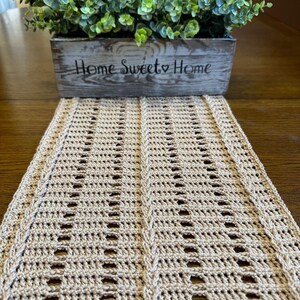 Crochet Pattern, Crochet Table Runner, Textured Crochet Table Runner - Etsy