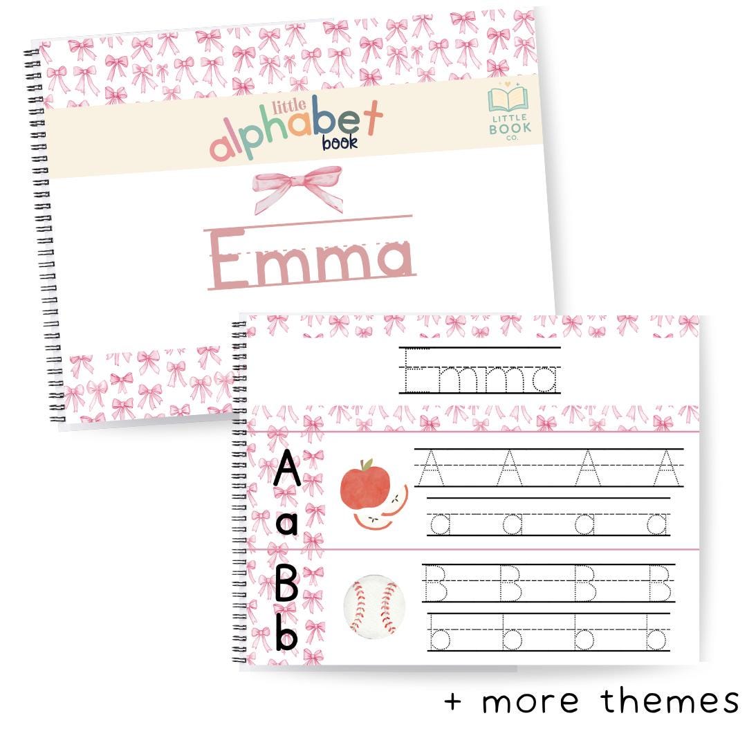 Personalized Alphabet Tracing Book: Dry-erase Learning, Custom Themes ...