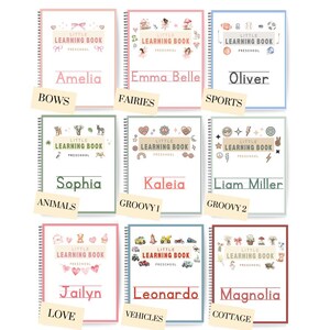 Preschool Personalized Learning Book | Dry-erase Reusable | Feelings ...