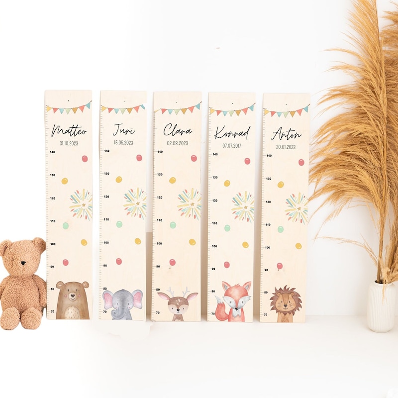 Messlatte Kinder Holz