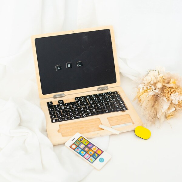 Chalkboard Laptop - Etsy