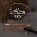 Night Light Writable Lamp Acrylic Led Valentine's Day - Etsy