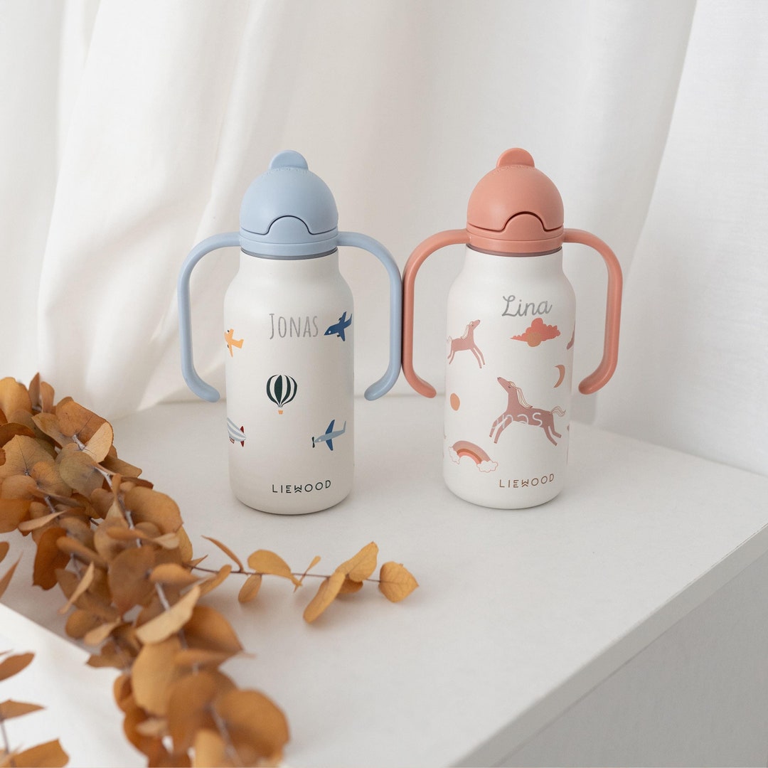 Trinkflasche Kinder Personalisiert, Trinkflasche Mit Strohhalm ...