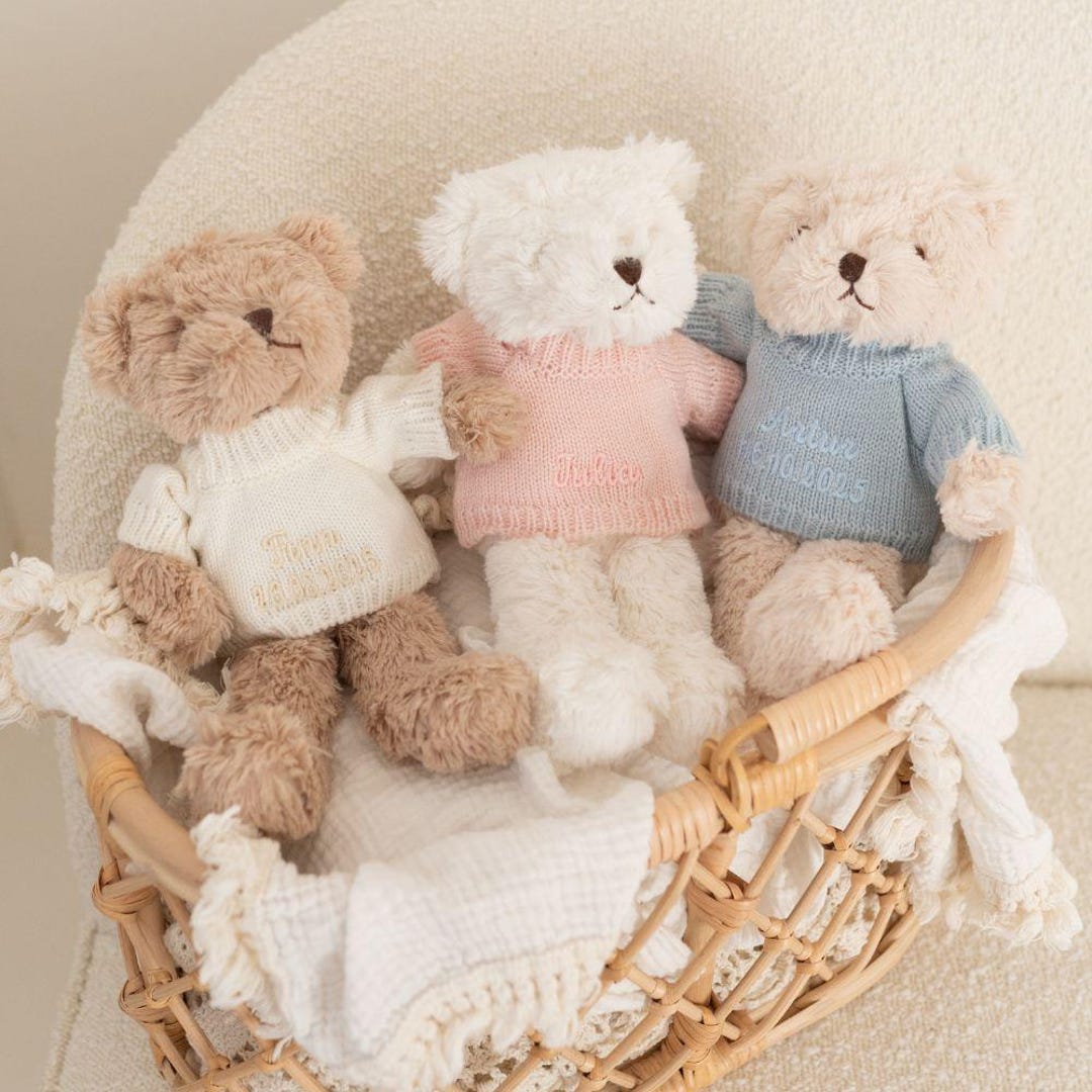 Personalized Stuffed Animal, Baby Cuddle Toy, Plush Toy, Newborn Gift ...