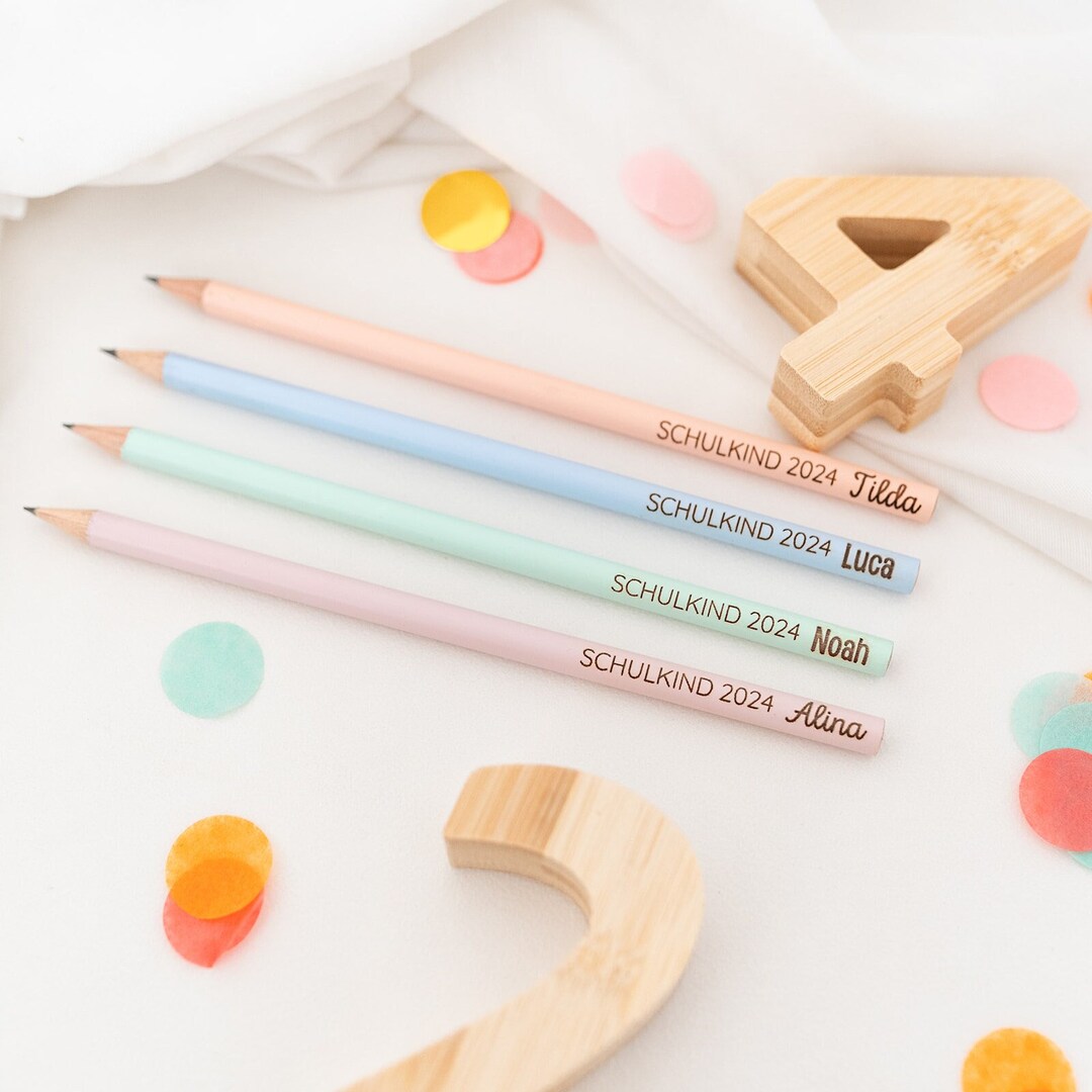 Personalized Pencil, School Supplies, School Enrollment, Back to School ...