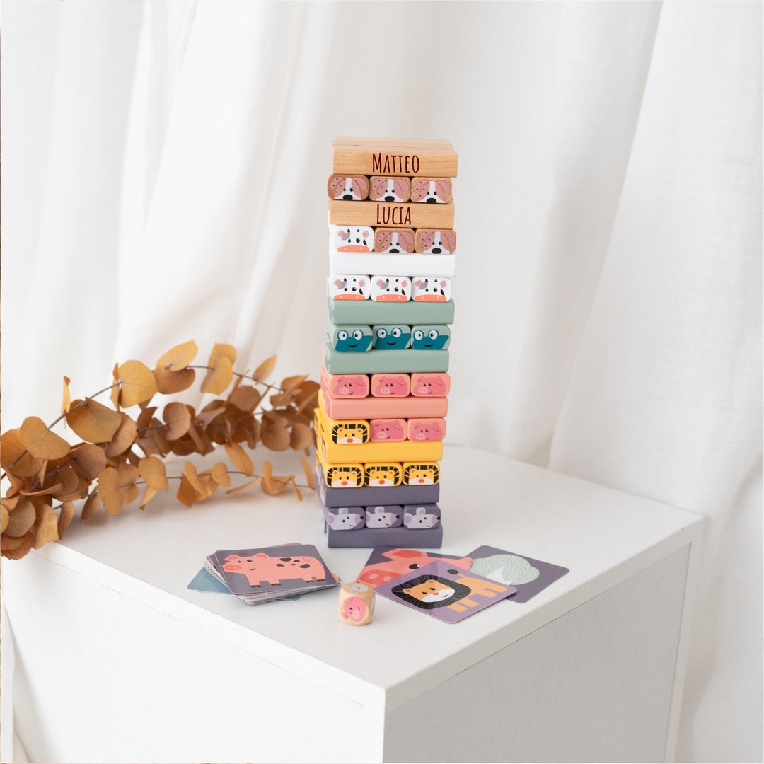 Jenga, Jenga Game, Board Game, Game for Children, Gift for 4-year-olds ...