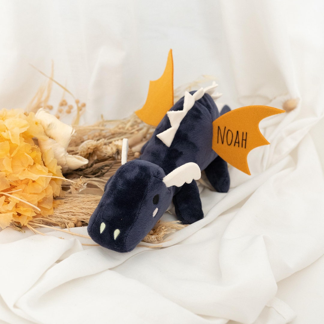 Cuddly Toy Dragon, Baby Cuddly Toy, Birthday Gift Boy, Birth Boy ...