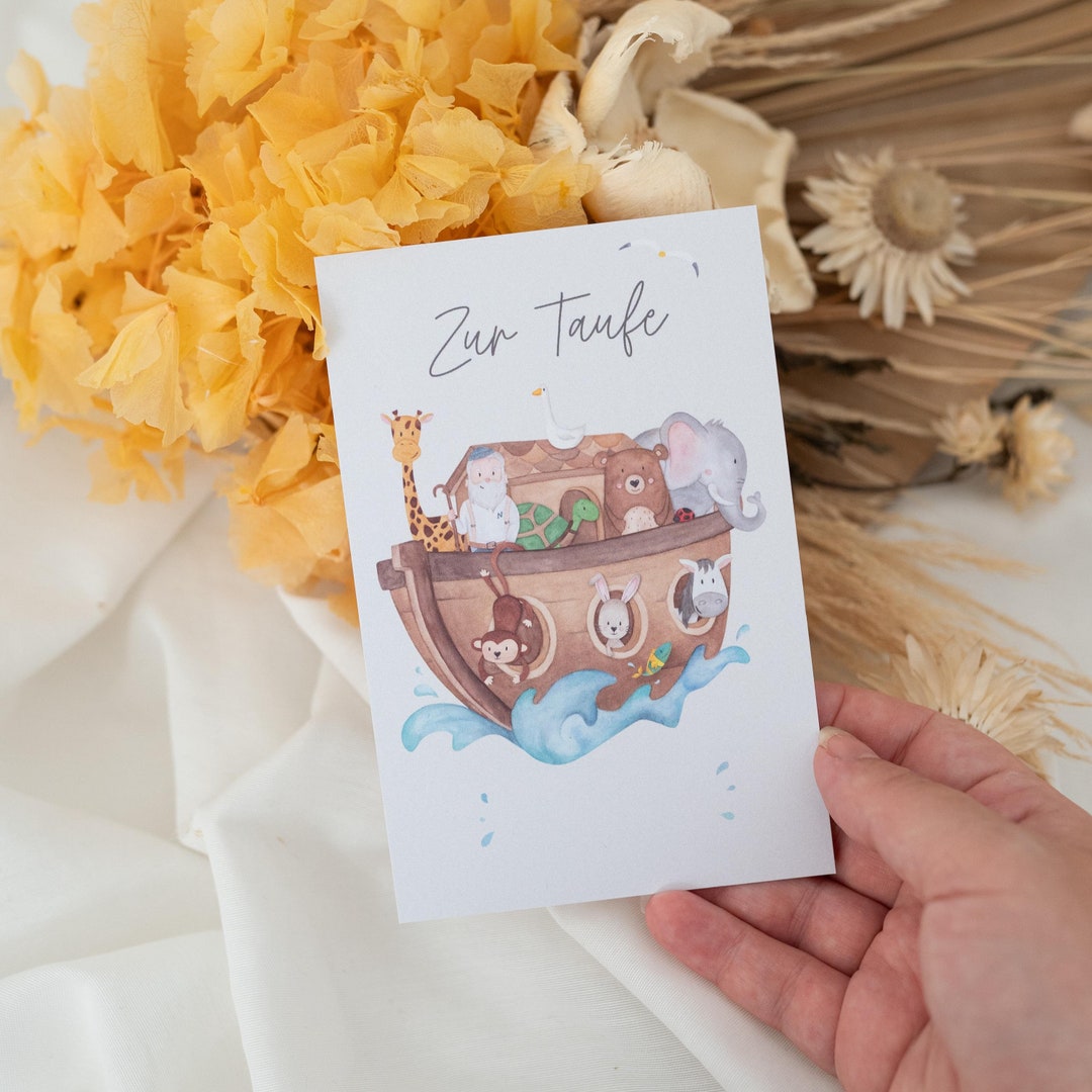 Karte Taufe, Taufe Karte, Postkarte Taufe, Taufe Geschenk, Taufe Junge ...