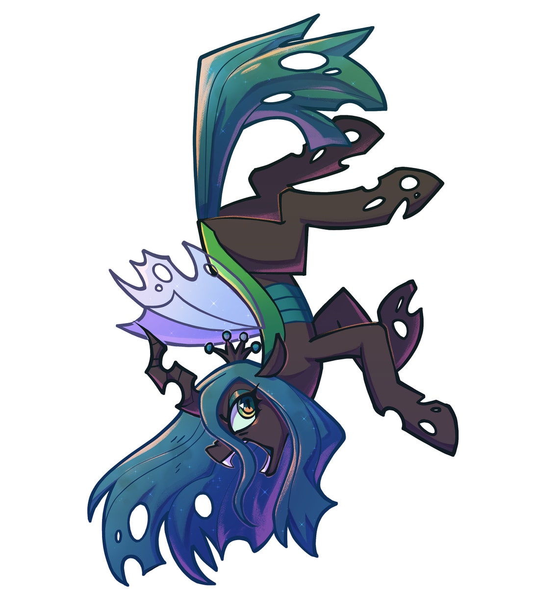 MLP Royalty Hanging Epoxy Acrylic Charms - Etsy