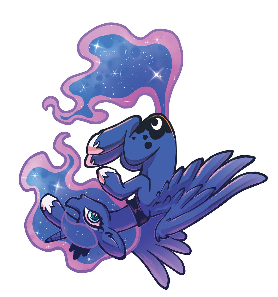 MLP Royalty Hanging Epoxy Acrylic Charms - Etsy