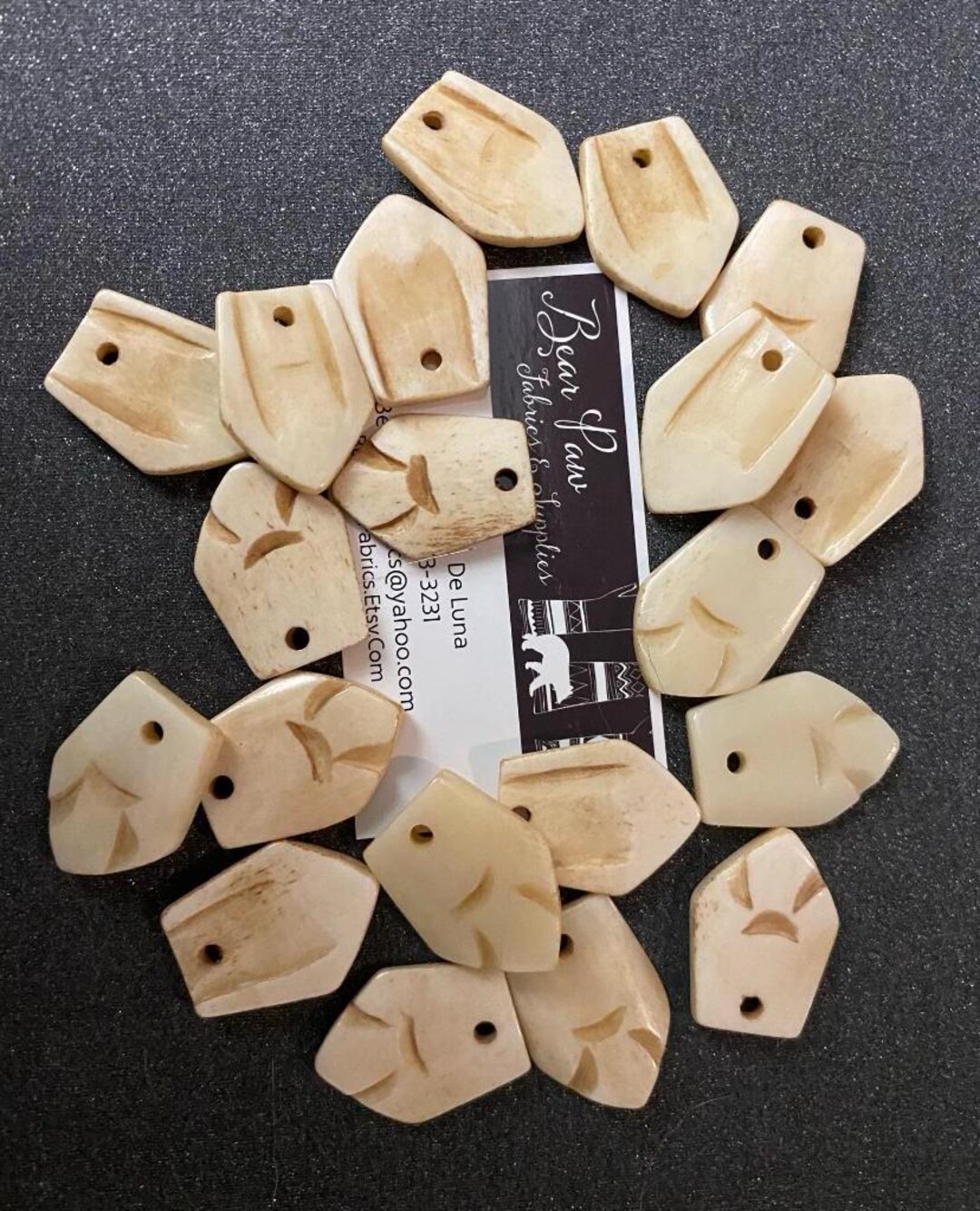 Hand Carved Replica Elk Teeth - Etsy