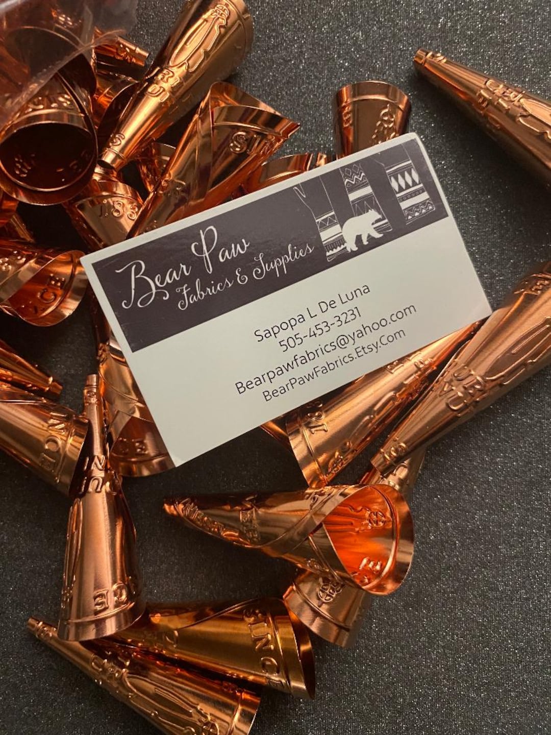 Adult Copper Jingle Cones - Etsy