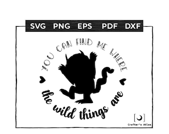 Wild Things Svg | Etsy