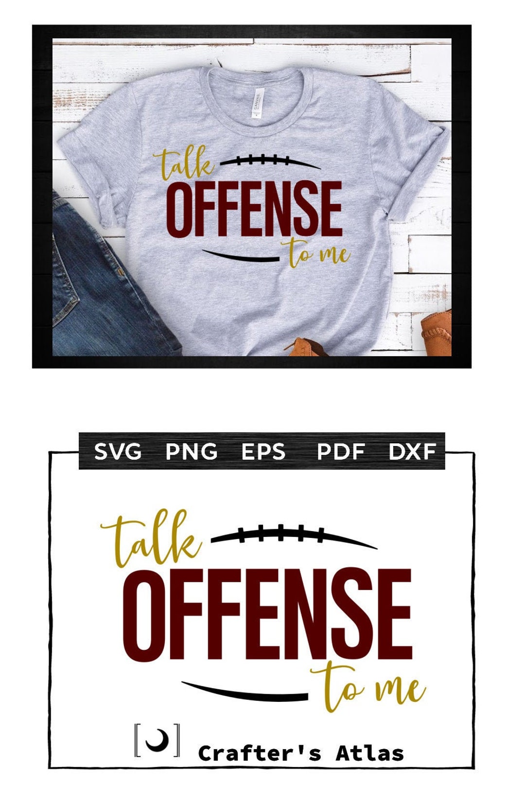 Offense Svg, Football Svg, Talk Offense to Me, Football Shirt, Fan Svg ...