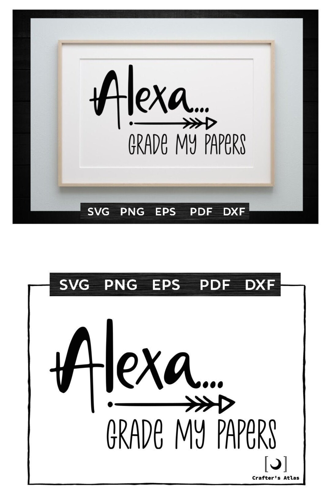 Funny Teacher SVG, Alexa Svg, Grade My Papers, Teacher Life, Funny ...