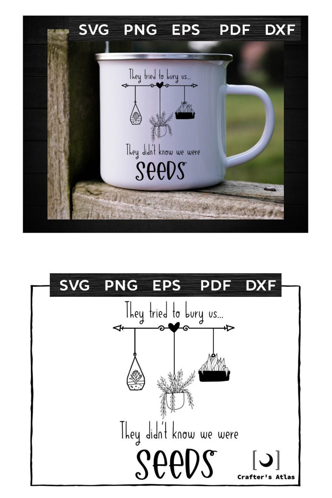 Perserverance Svg They Tried to Bury Us They Didn't Know - Etsy