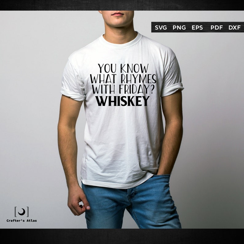 Whiskey Svg Rhymes With Whiskey Funny Alcohol Shirt Shot | Etsy