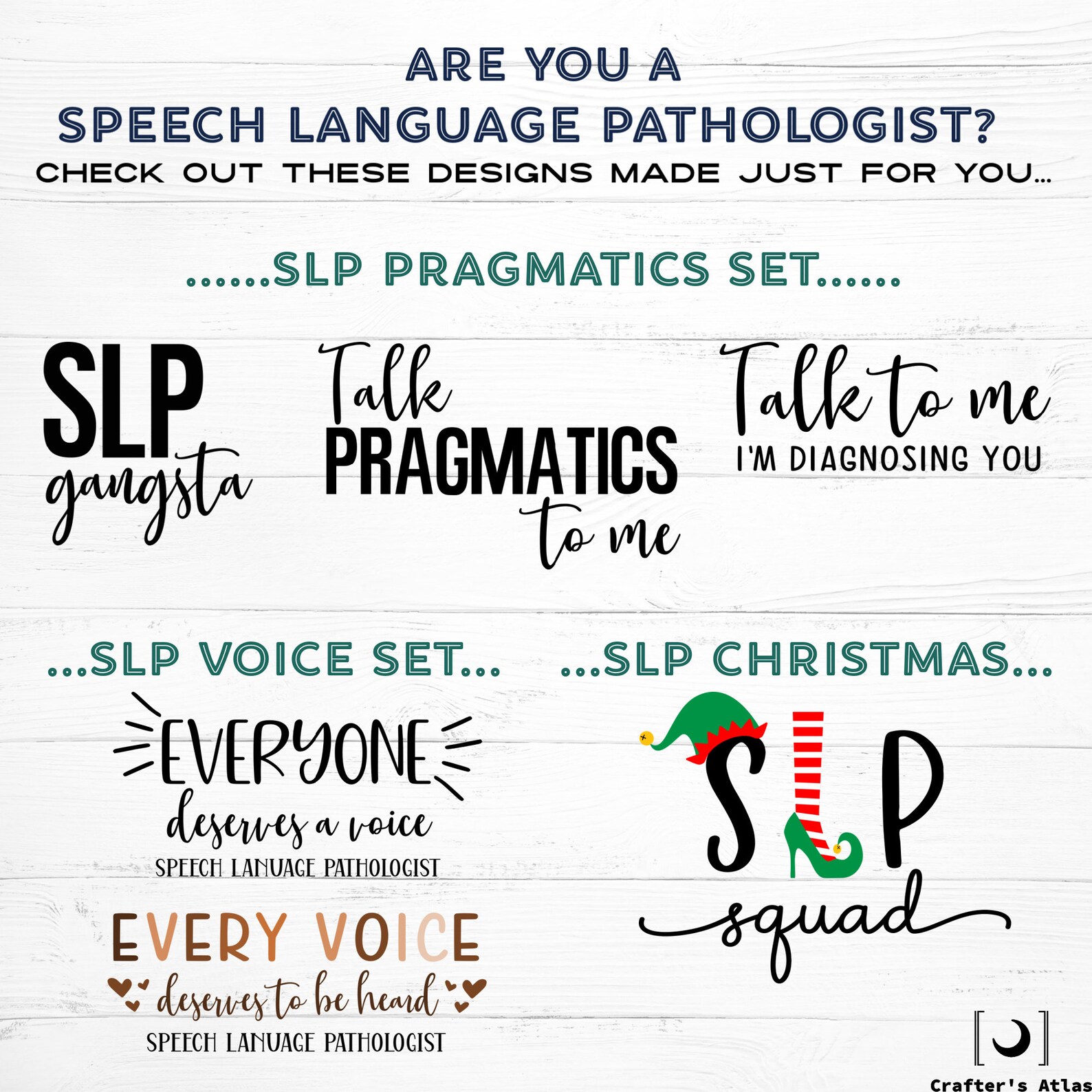 SLP Svg SLP Squad Speech Language Pathologist SLP Shirt - Etsy