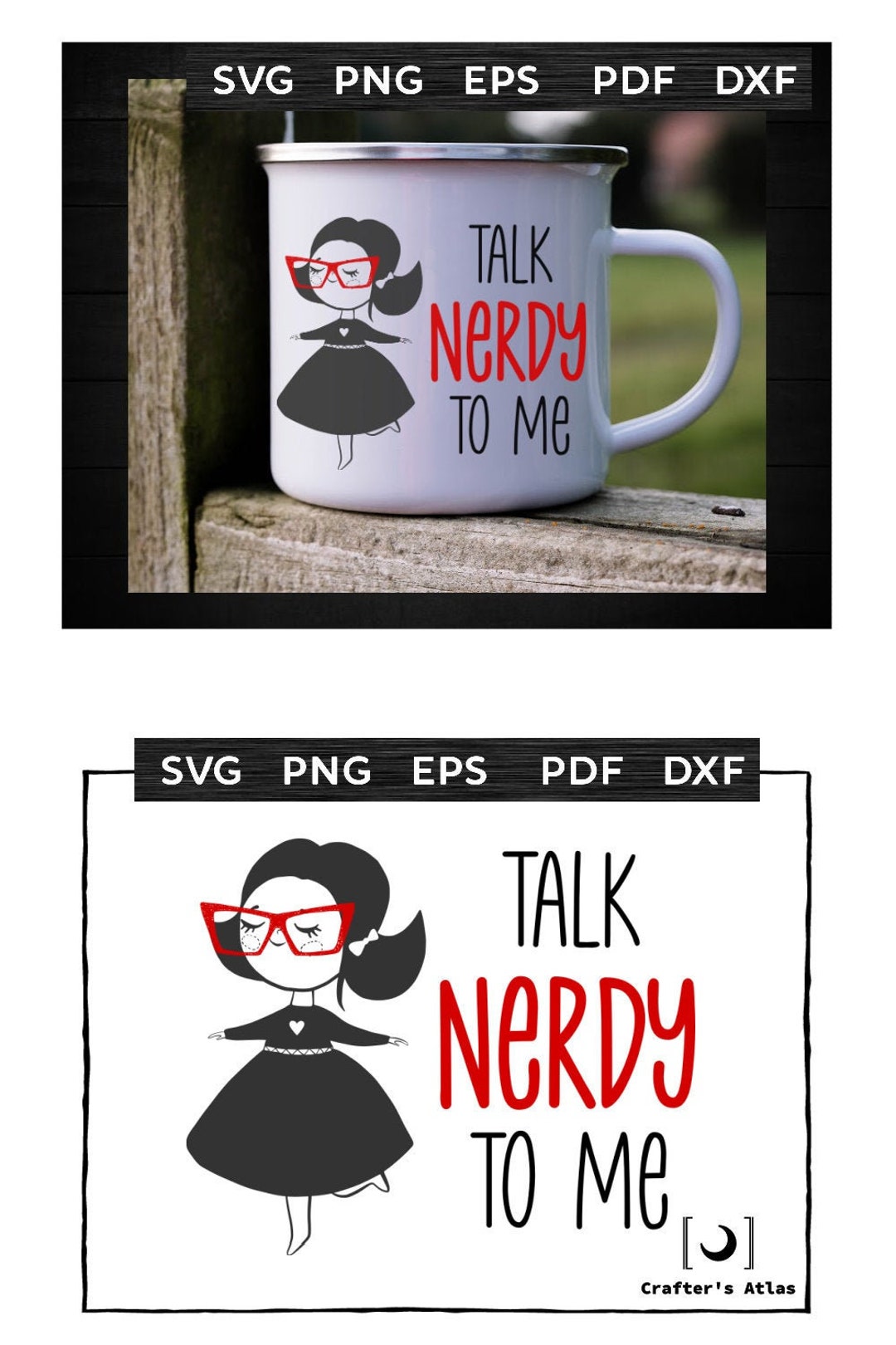 Nerdy Svg, Talk Nerdy to Me, Book Lover Gift, DND Gift, Gamer Svg ...
