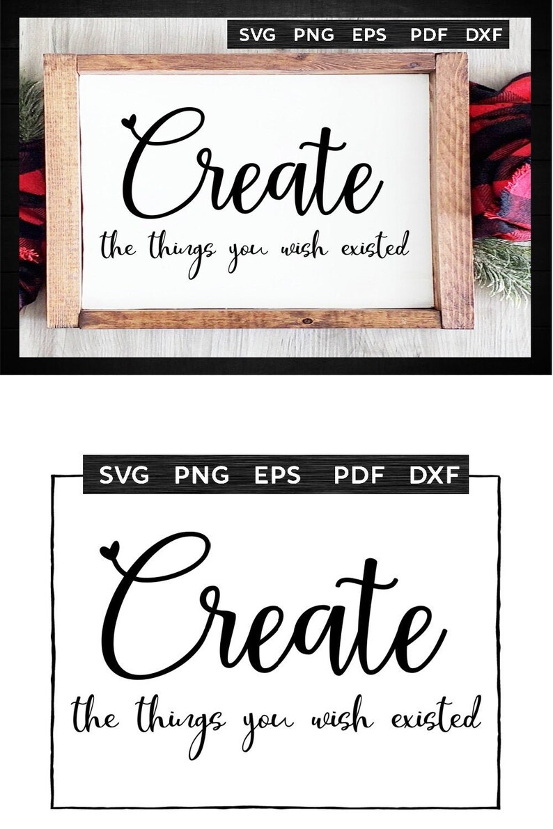 Creative Svg Create the Things You Wish Existed Crafter Svg - Etsy
