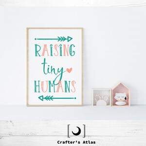 Parent SVG Raising Tiny Humans Cut Files Cricut - Etsy