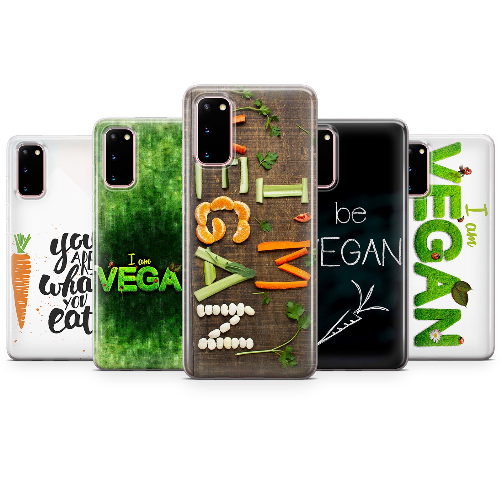 I Am Vegan You Are What You Eat Phone Case Fits for iPhone SE, 6, 7, 8 ...