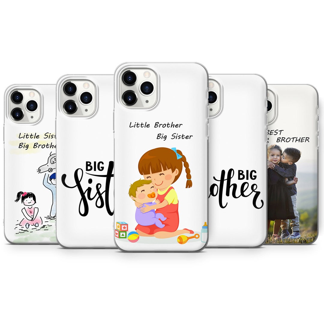 Little Brother Big Sister Phone Case Fits for iPhone SE, 6, 7, 8+, XS ...