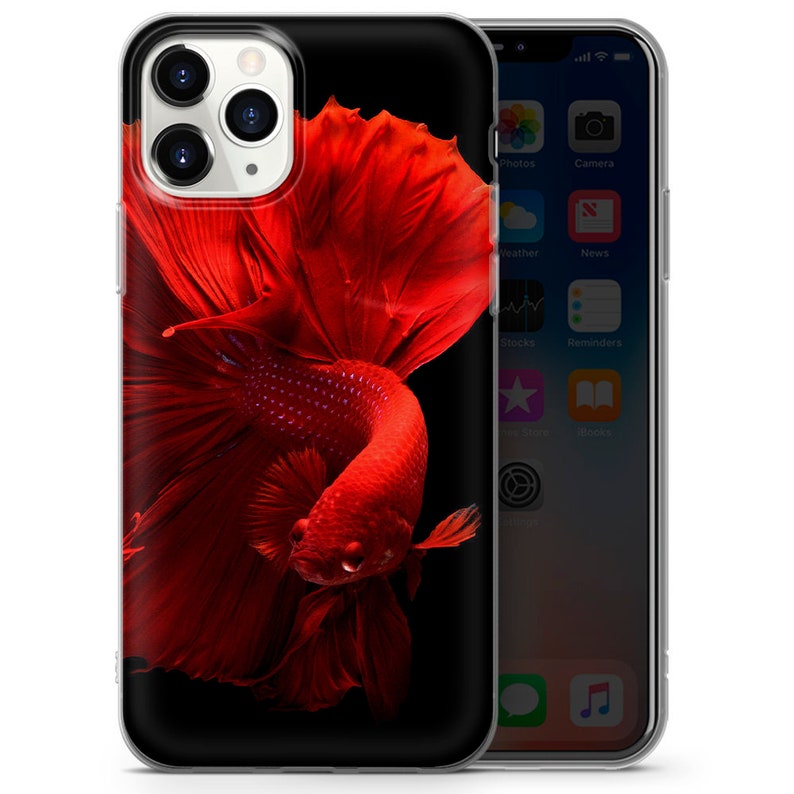 The Siamese Fighting or Betta Fish Phone Case iPhone SE, 6, 7, 8+, XS ...