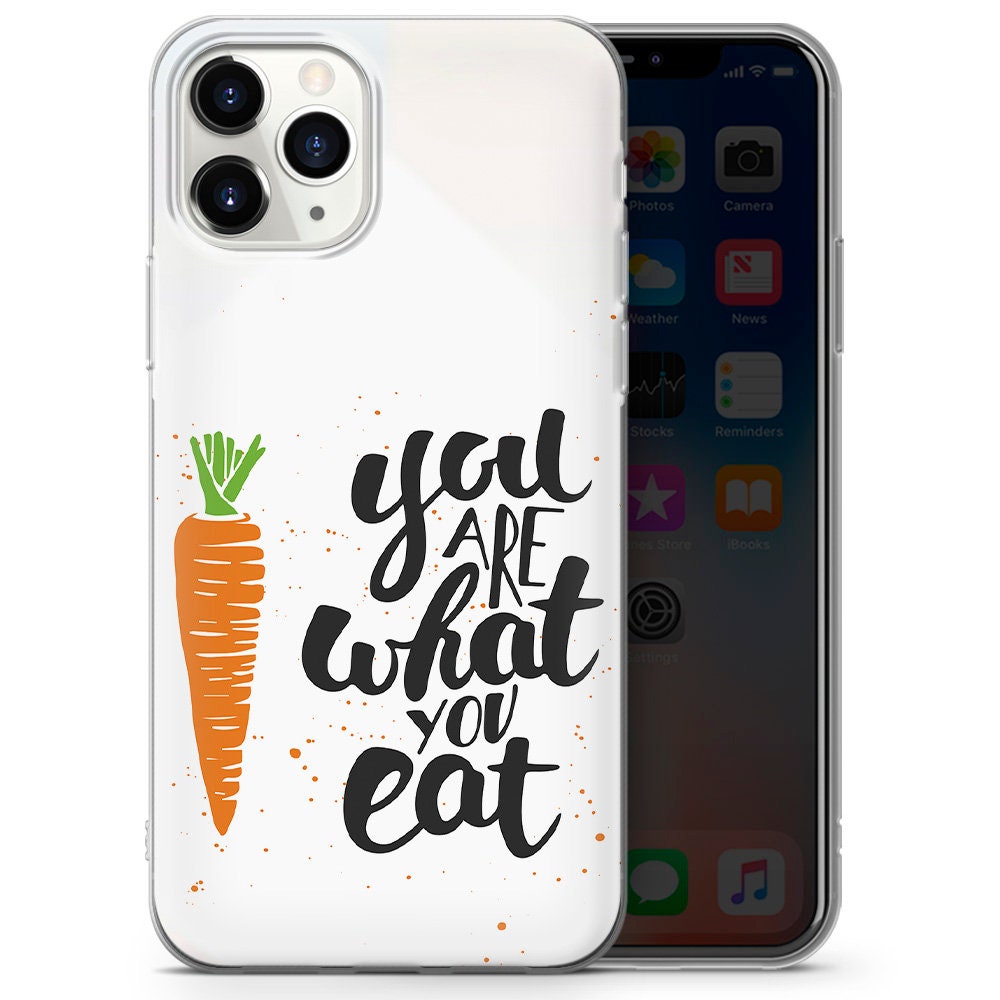 I Am Vegan You Are What You Eat Phone Case Fits for iPhone SE, 6, 7, 8 ...