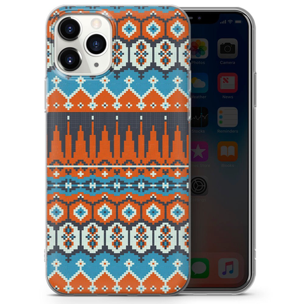 Ethnic Pixel Patterns Phone Case Fits for iPhone SE 6 7 8 - Etsy UK