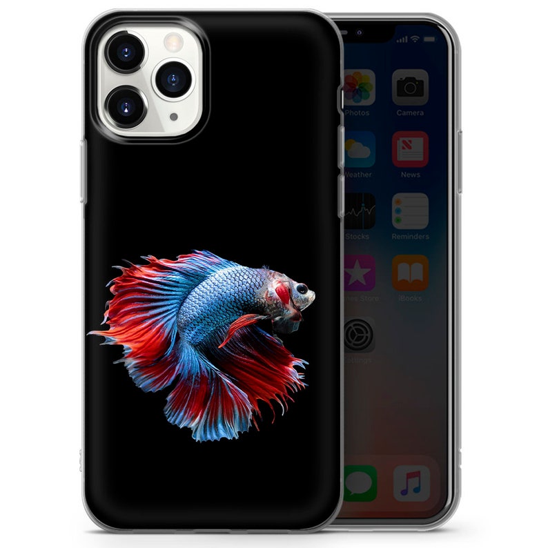 The Siamese Fighting or Betta Fish Phone Case iPhone SE, 6, 7, 8, XS ...
