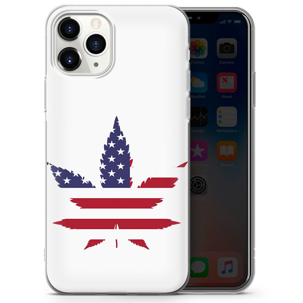 USA Country Flag Cannabis Phone Case Fits for Iphone SE 6 7 - Etsy
