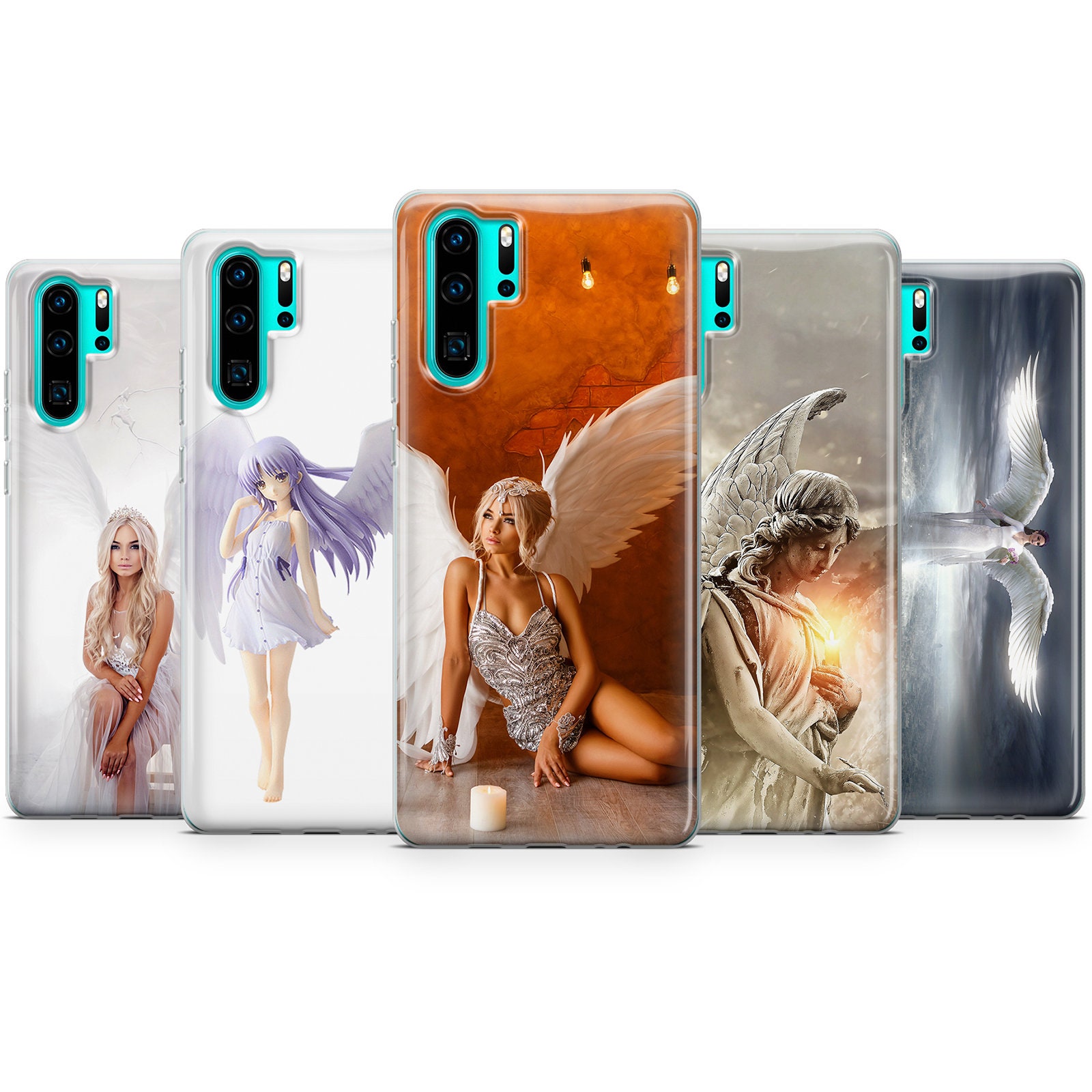 Beautiful Woman with Angel Wings Phone Case iPhone SE 6 7 | Etsy