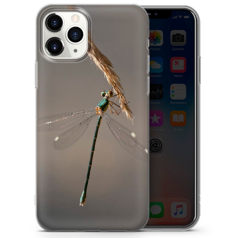 Dragonfly Image Phone Case Fits for iPhone SE, 6, 7, 8+, XS, XR, 11, 12 ...