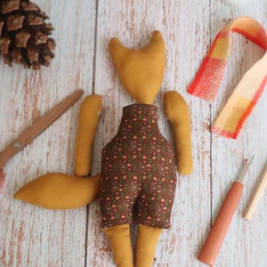 PDF Fox Sewing Pattern and Tutorial, Fox Sewing Tutorial, Make Fox Toy ...