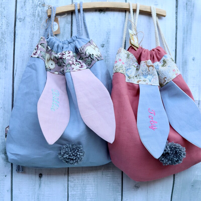 Bunny Ear Backpack - Etsy