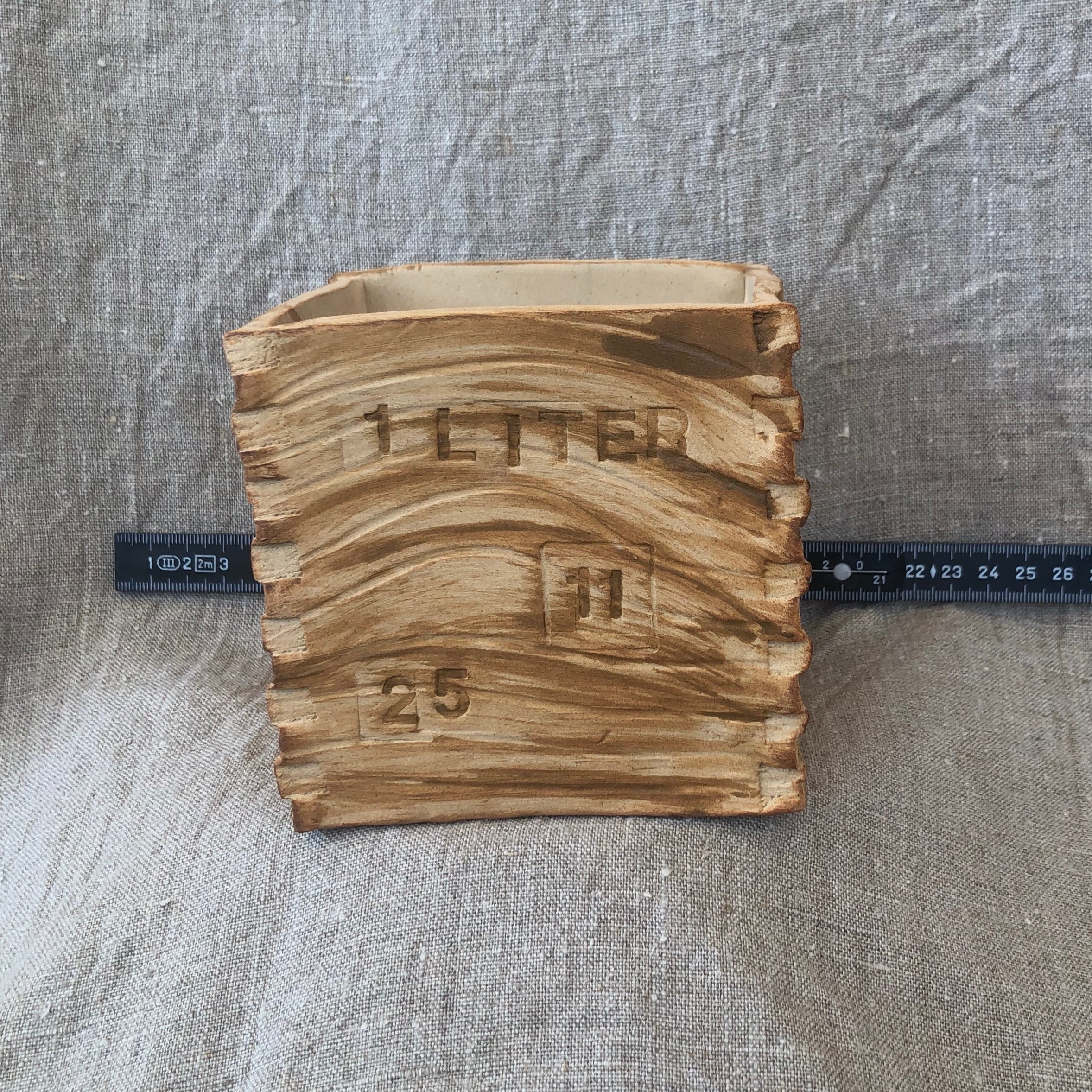 Jigger, 1 Liter (one Piece) - Handmade Ceramic Stoneware - Etsy