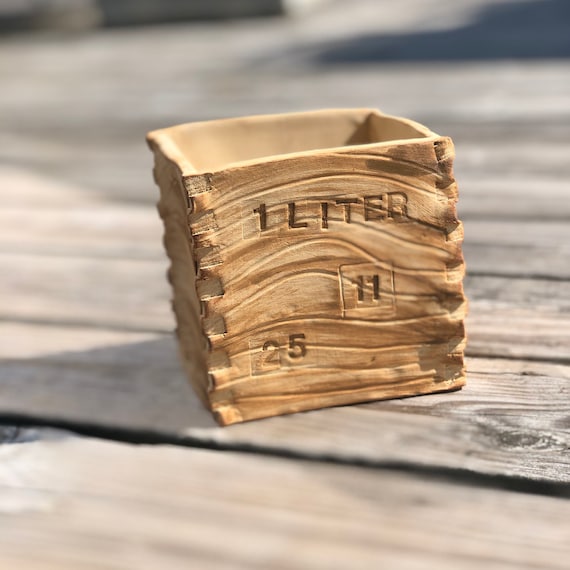 Jigger 1 Liter one Piece Handmade Ceramic Stoneware | Etsy