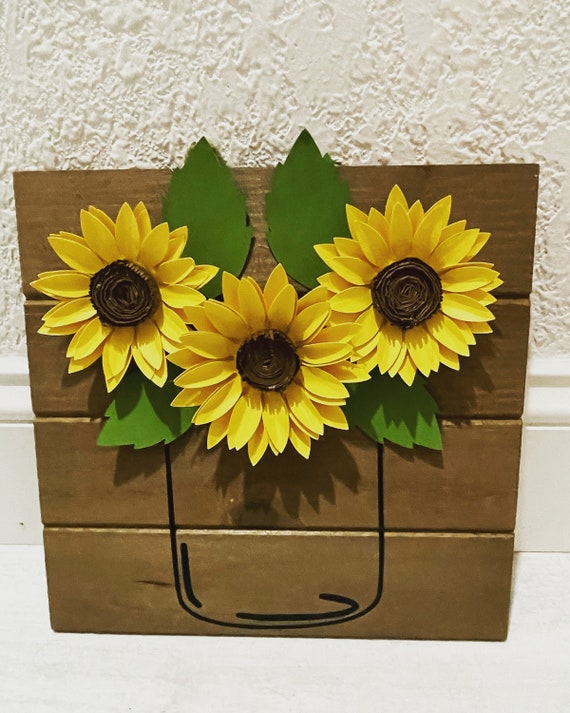 Sunflower Wall Art | Etsy