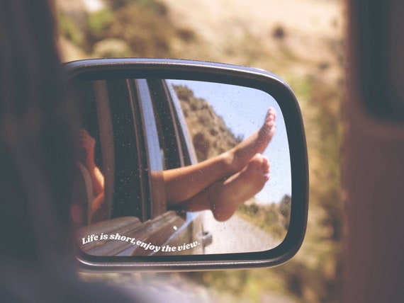Car Vinyl Sticker Car Mirror Decal Rearview Mirror Decal - Etsy