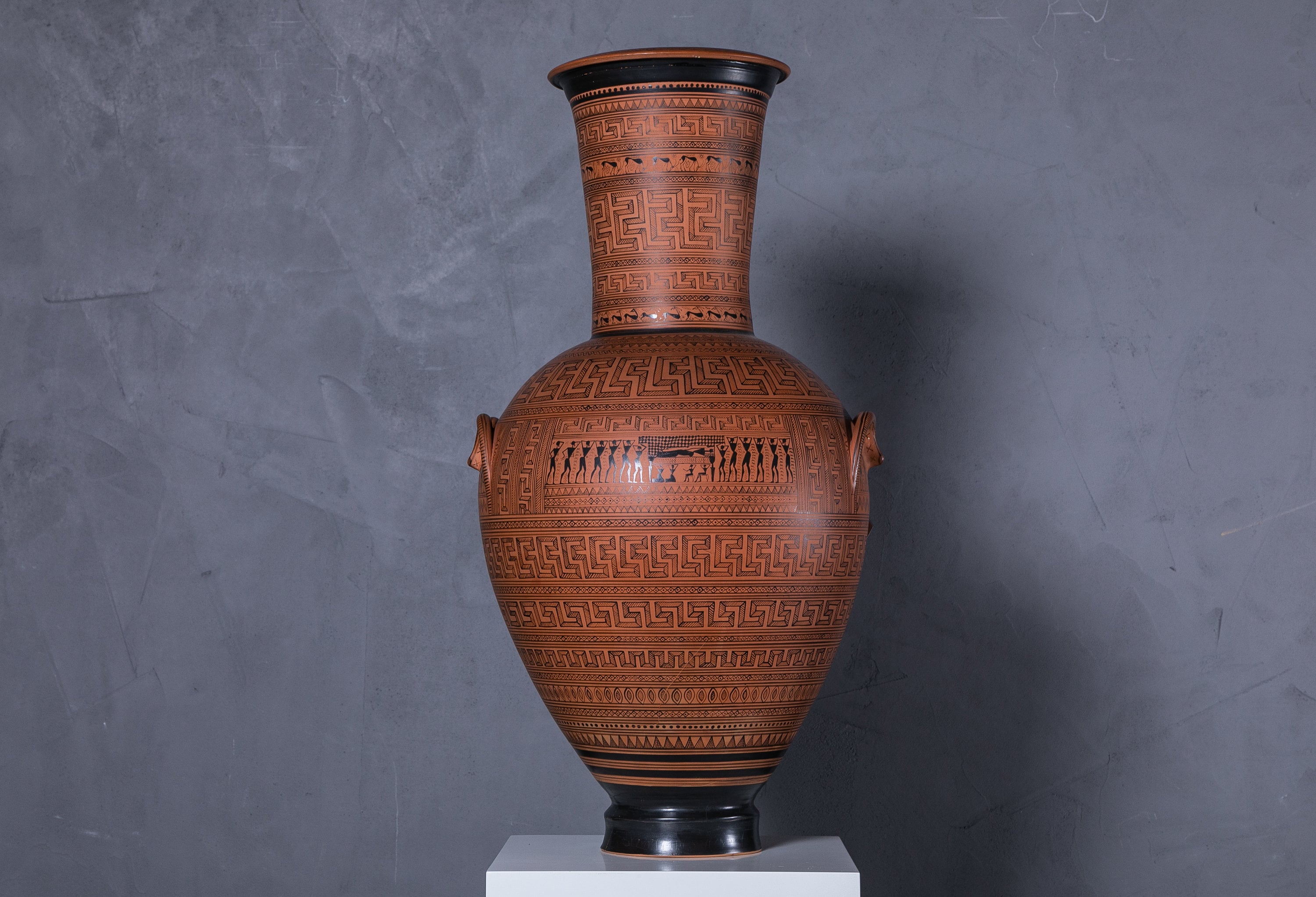Ancient Greek Funerary Vessel, Funerary Vase,geometric Period,dipylon ...