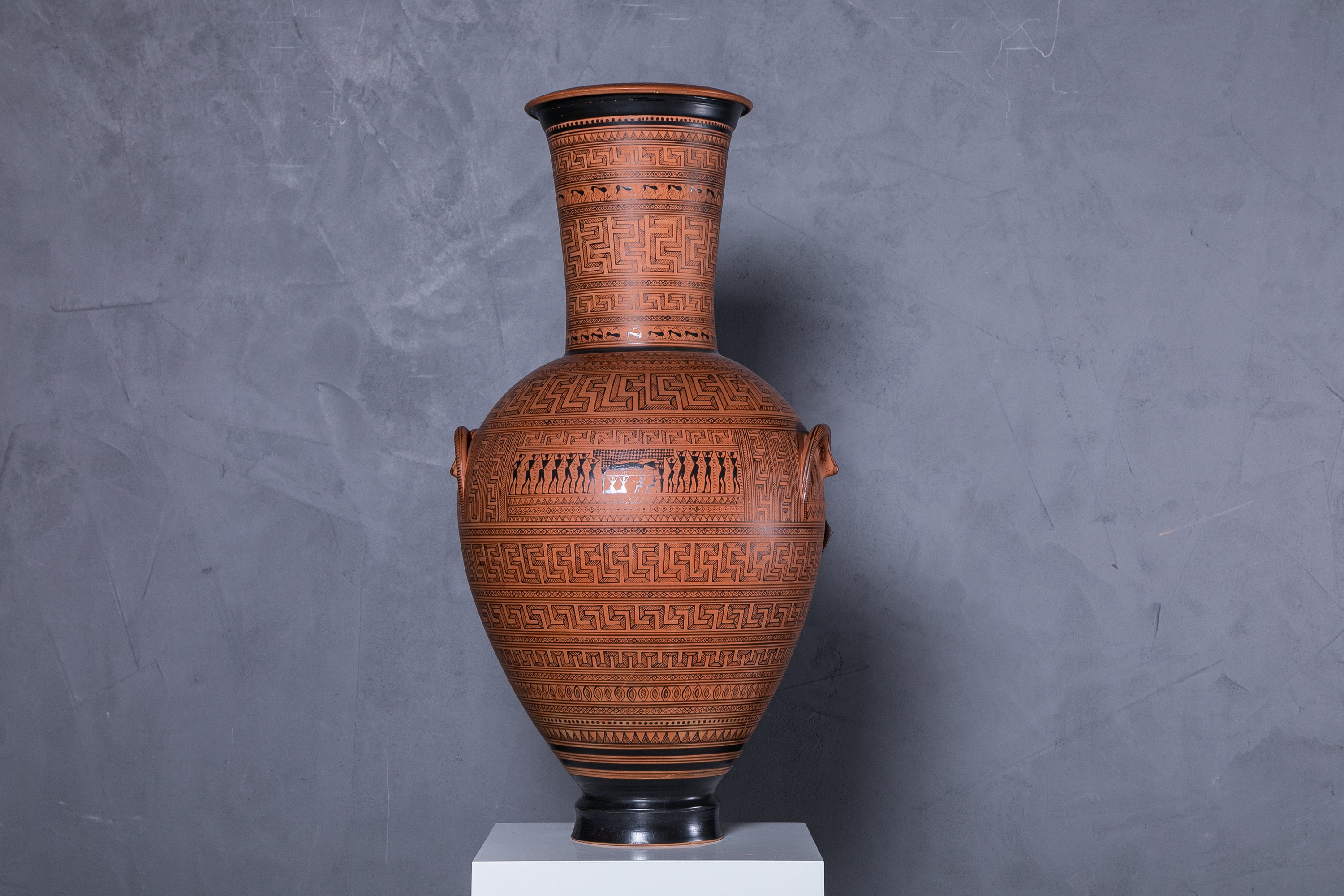 Ancient Greek Funerary Vessel, Funerary Vase,geometric Period,dipylon ...