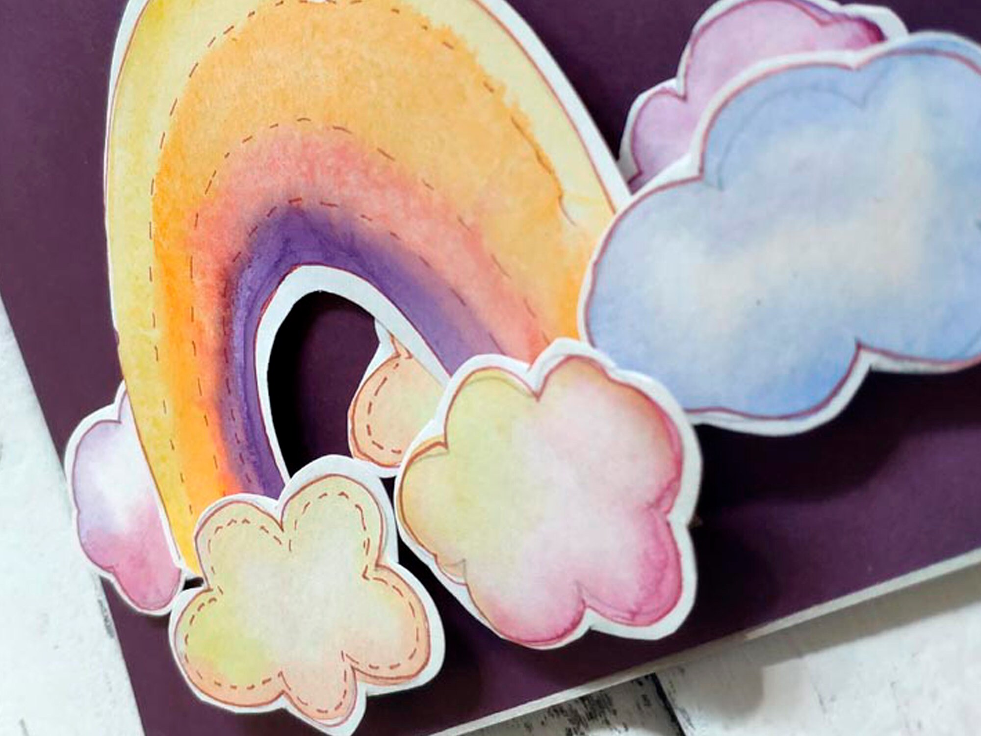 Art Tutorial Watercolor Illustration "unicorn on the Rainbow", Draw and ...