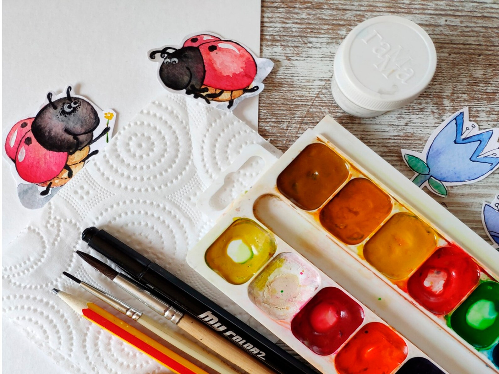 Create Your Own Drawing! PDF Tutorial "spring Story", Step by Step, Kid ...