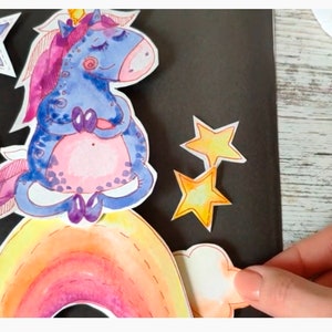 Video Tutorial Step by Step "unicorn" Art Tutorial Video Kids Youtube ...