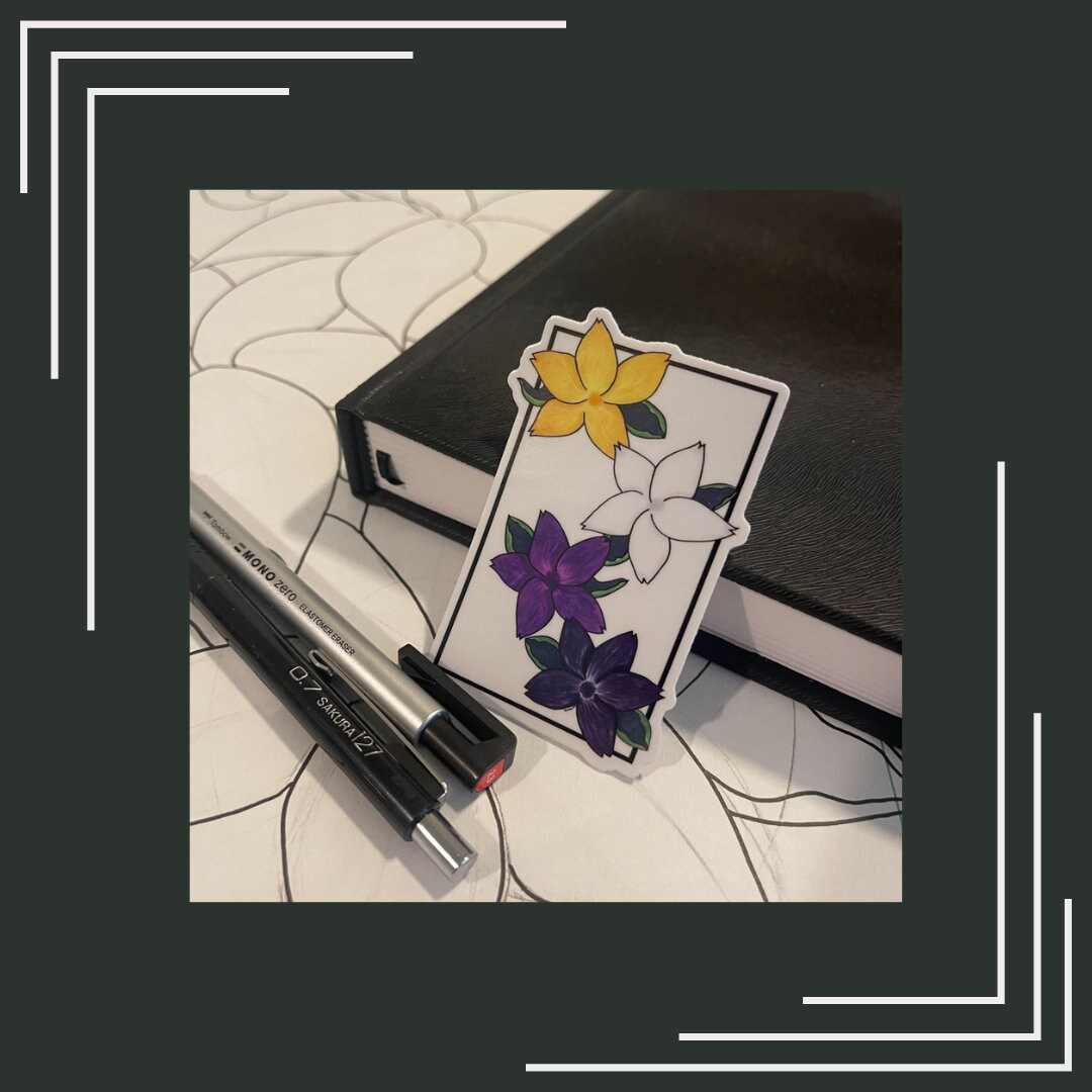Nonbinary Bloom pride Garden Collection 2 X 3 Sticker - Etsy Nonbinary Bloom pride Garden Collection 2 X 3 Sticker - Etsy