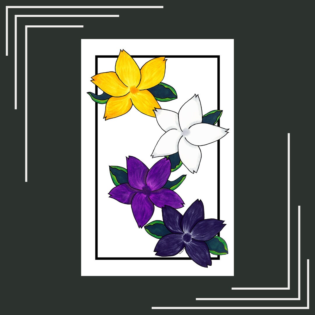 Nonbinary Bloom pride Garden Collection 11 X 17 Poster - Etsy Nonbinary Bloom pride Garden Collection 11 X 17 Poster - Etsy