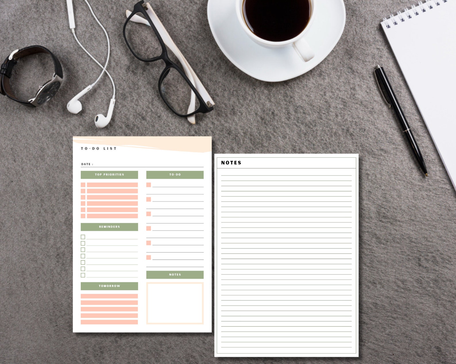 Minimal to Do List Printable I Simple Tasks List Template I ...