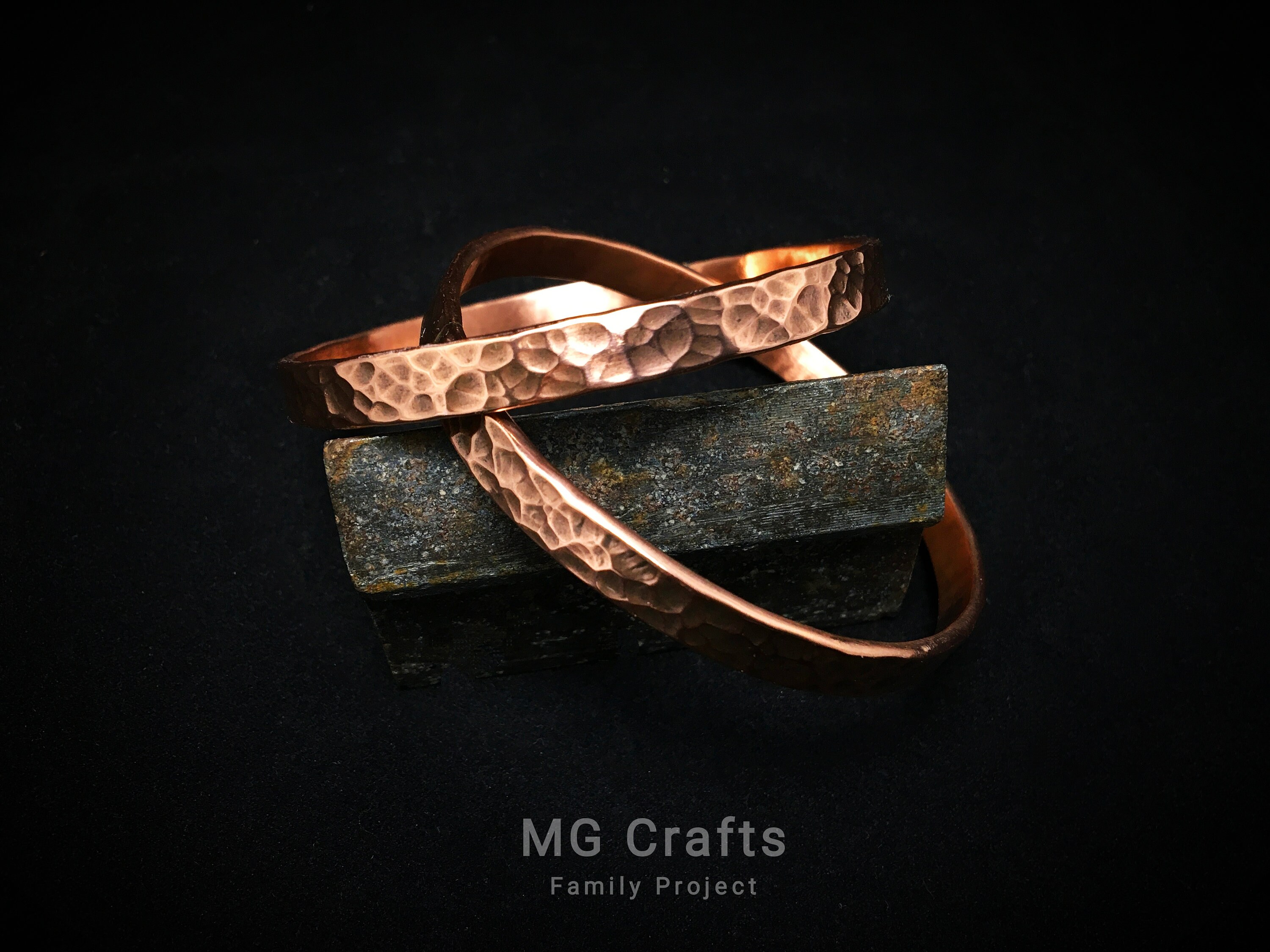 Hammered Copper Armlet Heavy Arm Ring Nordic Torc Solid - Etsy