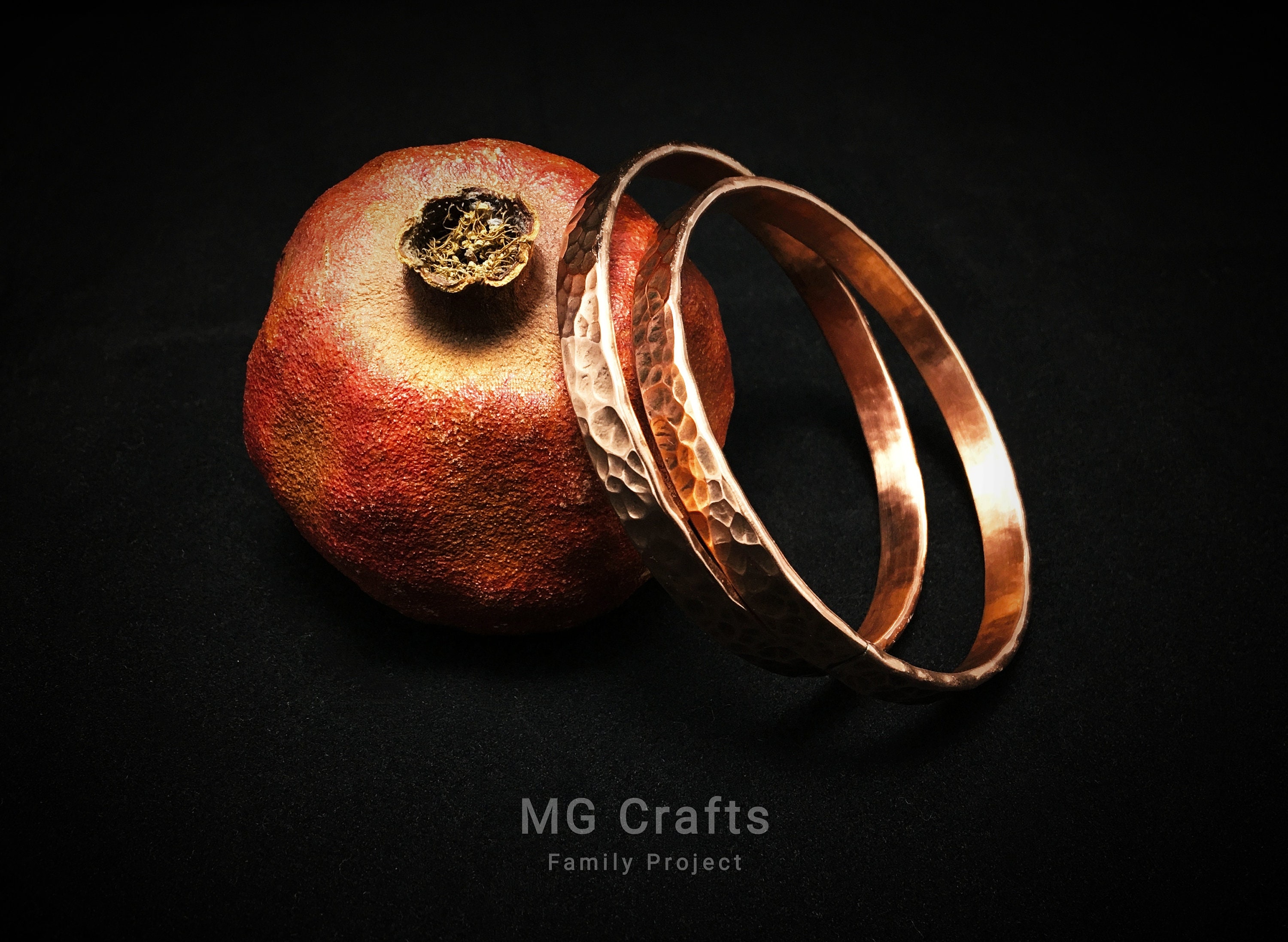 Hammered Copper Armlet Heavy Arm Ring Nordic Torc Solid - Etsy